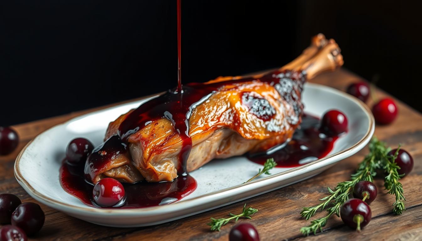 Duck Confit with Cherry Port Wine Sauce the best Recipe 2025